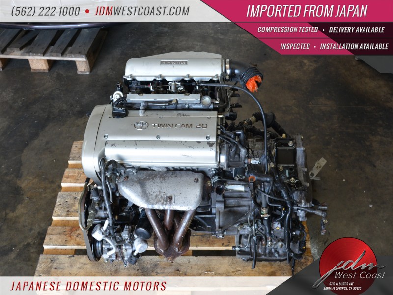 JDM TOYOTA 4AGE SILVERTOP 20V COROLLA AE101 LEVIN 1.6L VVT TWIN-CAM ...